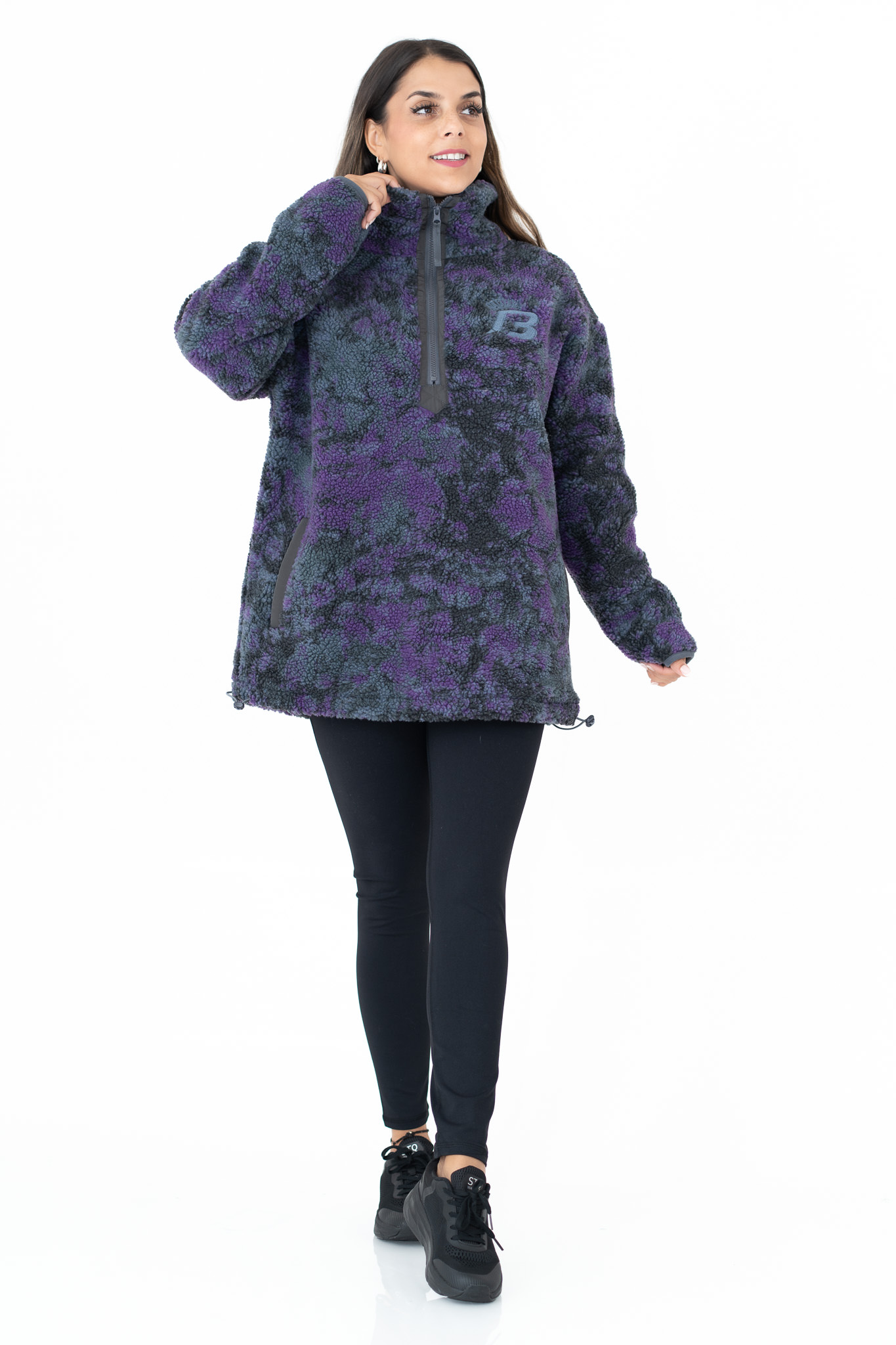 Bombshell Purple Fleece Jacket - Bombshell Boutique by Shannon Dey