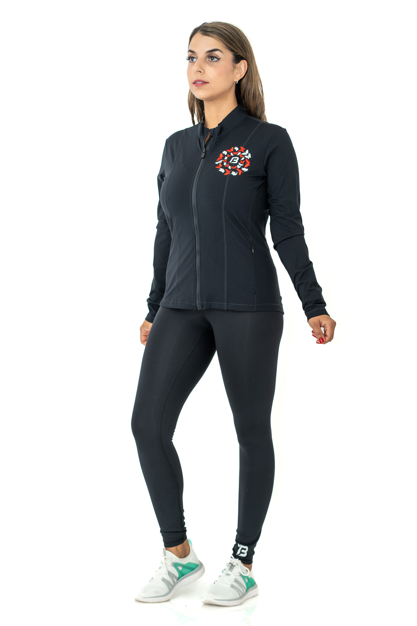 Bombshell Butterfly Hourglass Zip Up Jacket – Black/Red - Bombshell ...