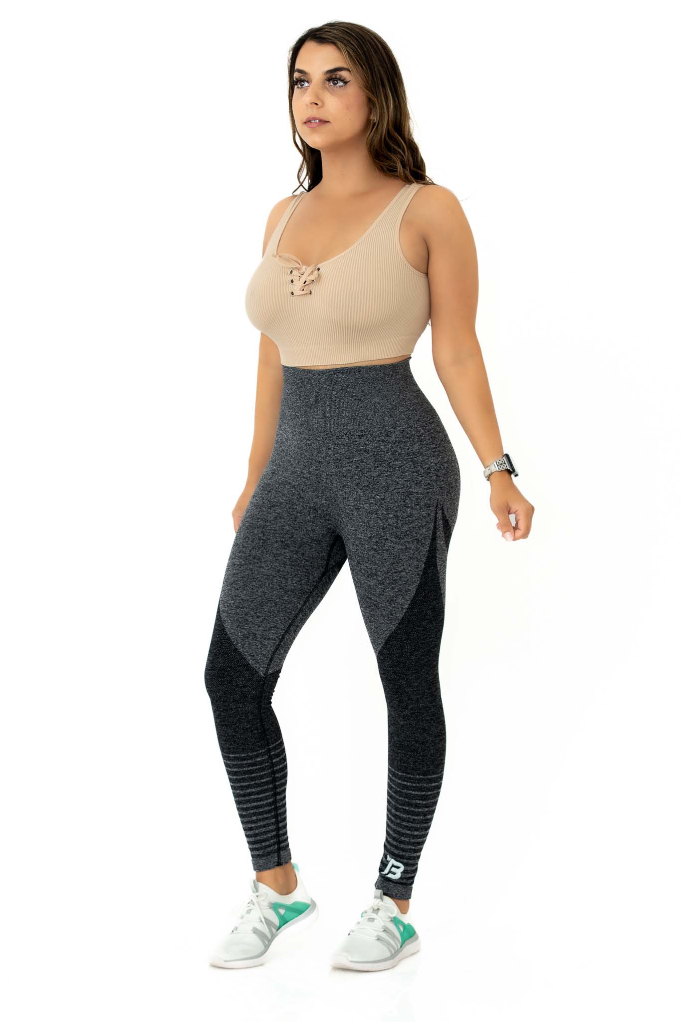 Bombshell Lace It Up Active Top - Champagne - Bombshell Boutique by ...